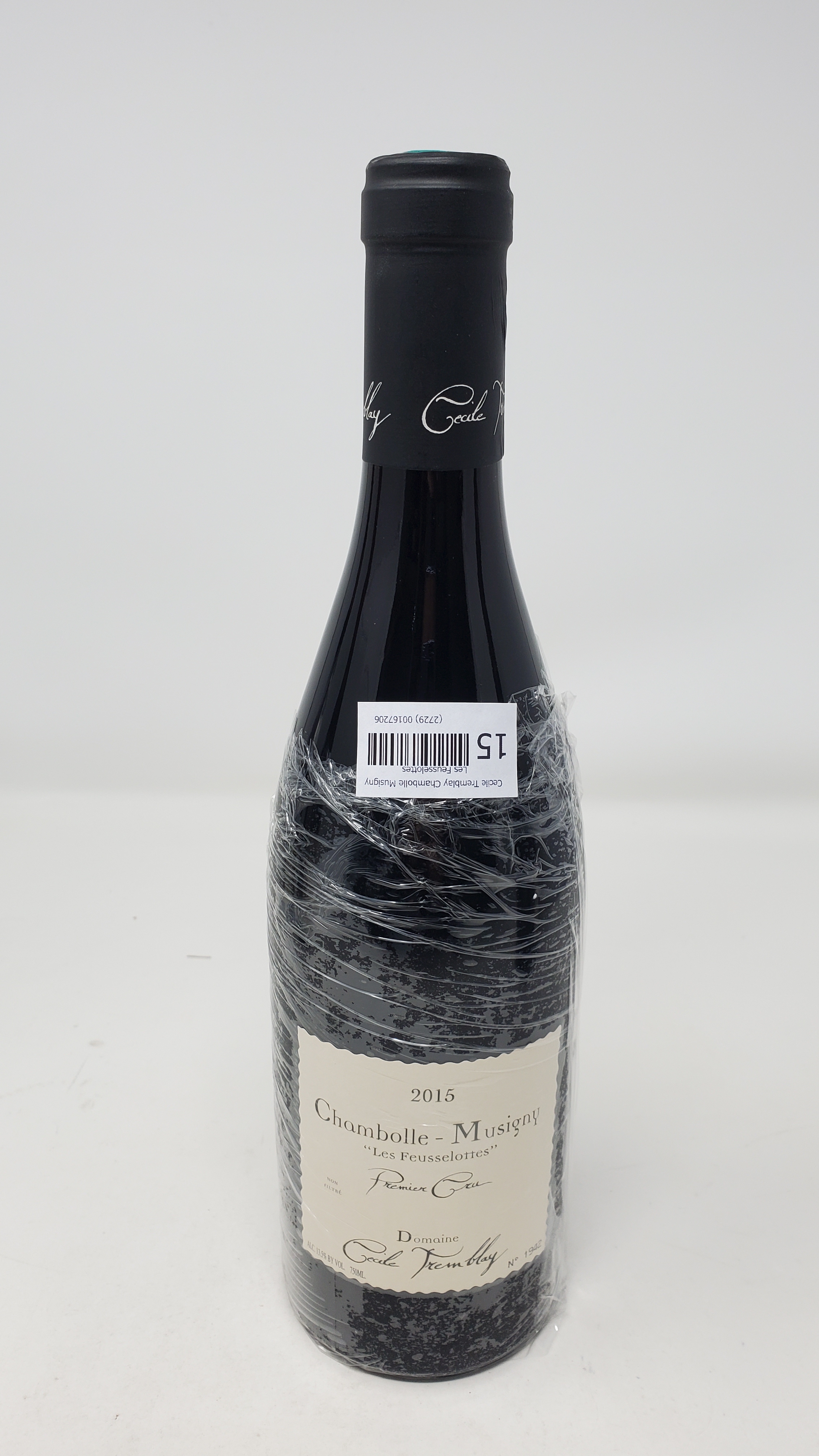 Cecile Tremblay Chambolle Musigny Les Feusselottes 2015 | Buy Fine Wine ...